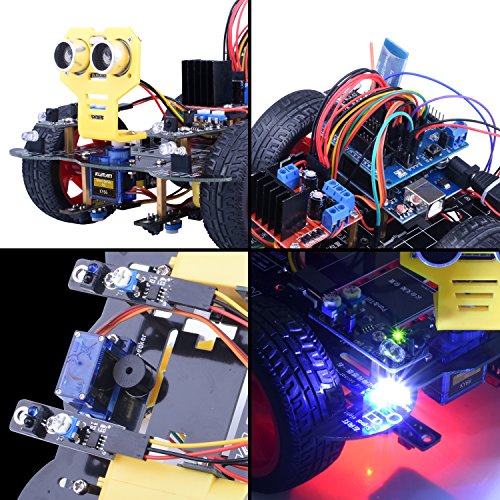 Купить Upgraded Bluetooth RC Smart Robot Car Kit,Kuman UNO R3 robotics ...