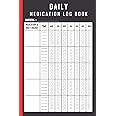 Daily Medication Log Book: Medicine Tracker Journal | Monday to Sunday ...