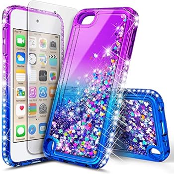 Amazon.com: Maxdara iPod Touch 5 6 7 Case, Glitter iPod 5th 6th 7th Generation Case for Girls ...