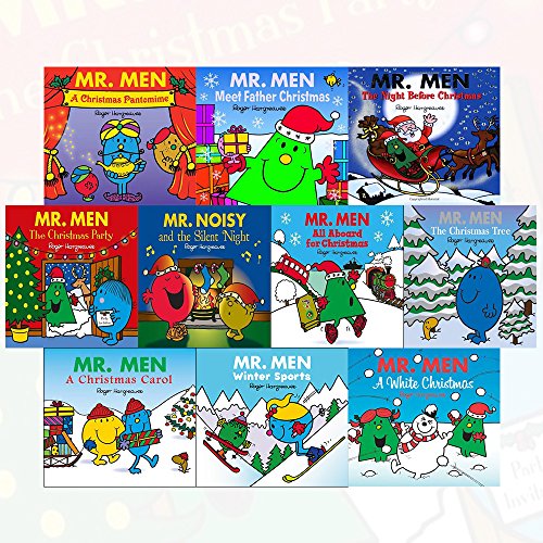Roger Hargreaves Sparkly Mr Men Christmas Stories 7 Books Collection ...