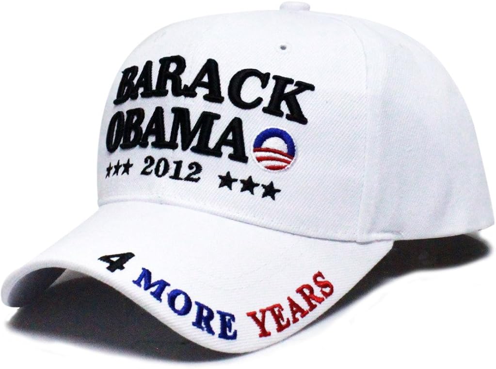City Hunter Obms540 2012 Barack Obama Full Name Baseball Cap (White ...