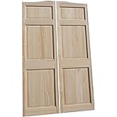 Cafe Doors by Cafe Doors Emporium | 65" T Pine Raised 4 Panel Cafe Door ...