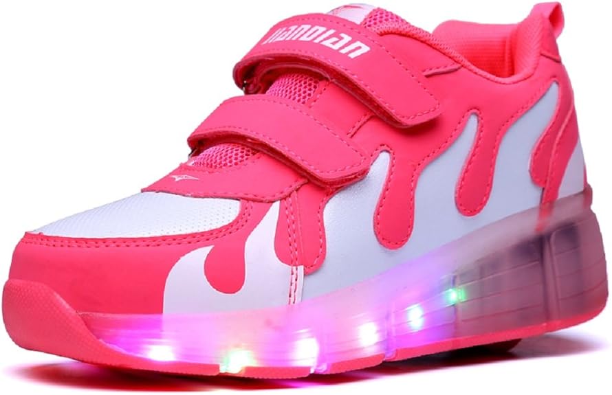 Light Up Trainer Girls Women Roller Skates Gril Sport LED Flashing ...