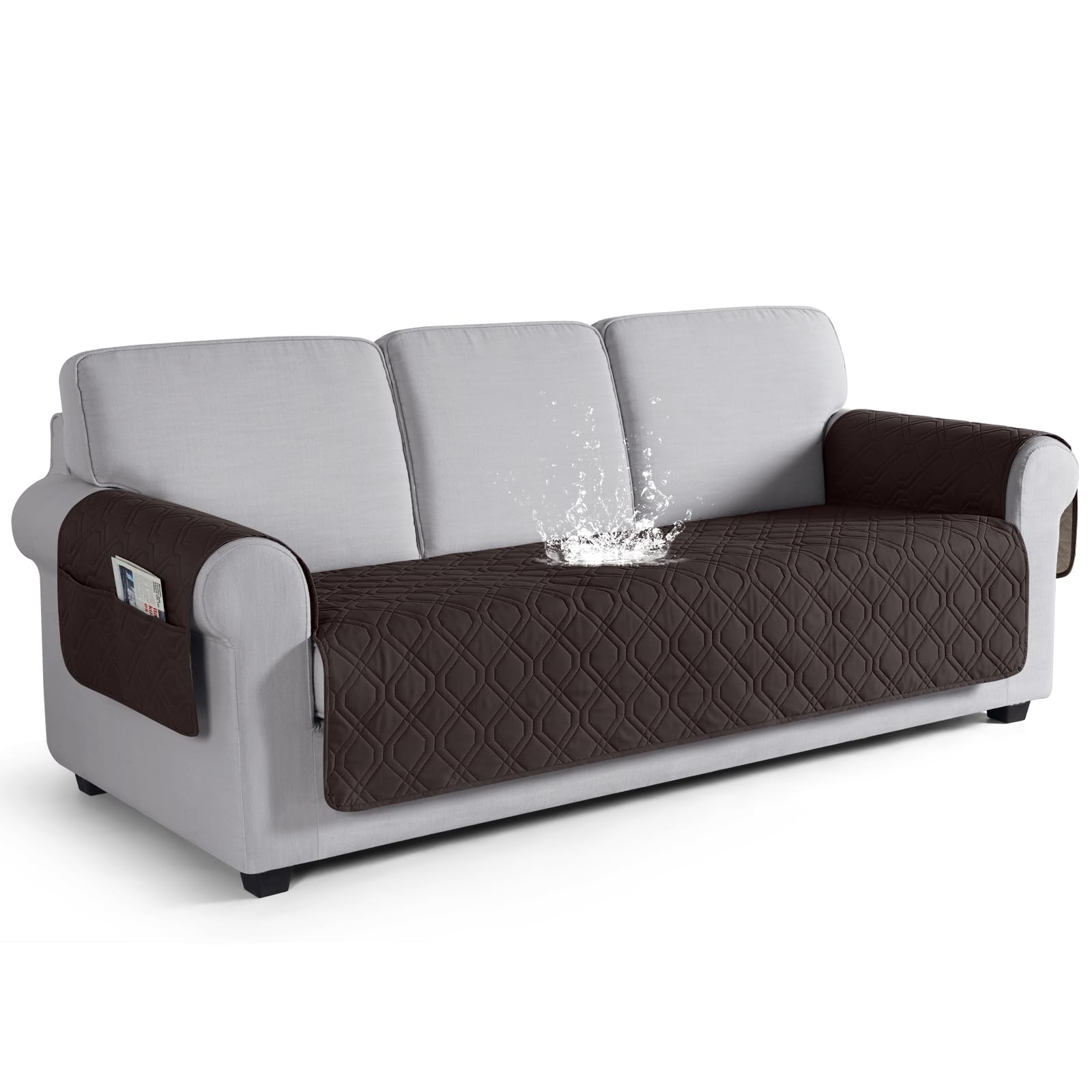 VANSOFY Couch Cover, Waterproof Sofa Covers Washable Slipcover ...