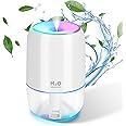 Amazon.com: Mini Humidifiers for Bedroom, 200ml Small Humidifiers for ...