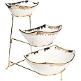 Amazon.com: LIUYWYHCF 3-Tier Serving Rack with Ceramic Serving Bowls ...