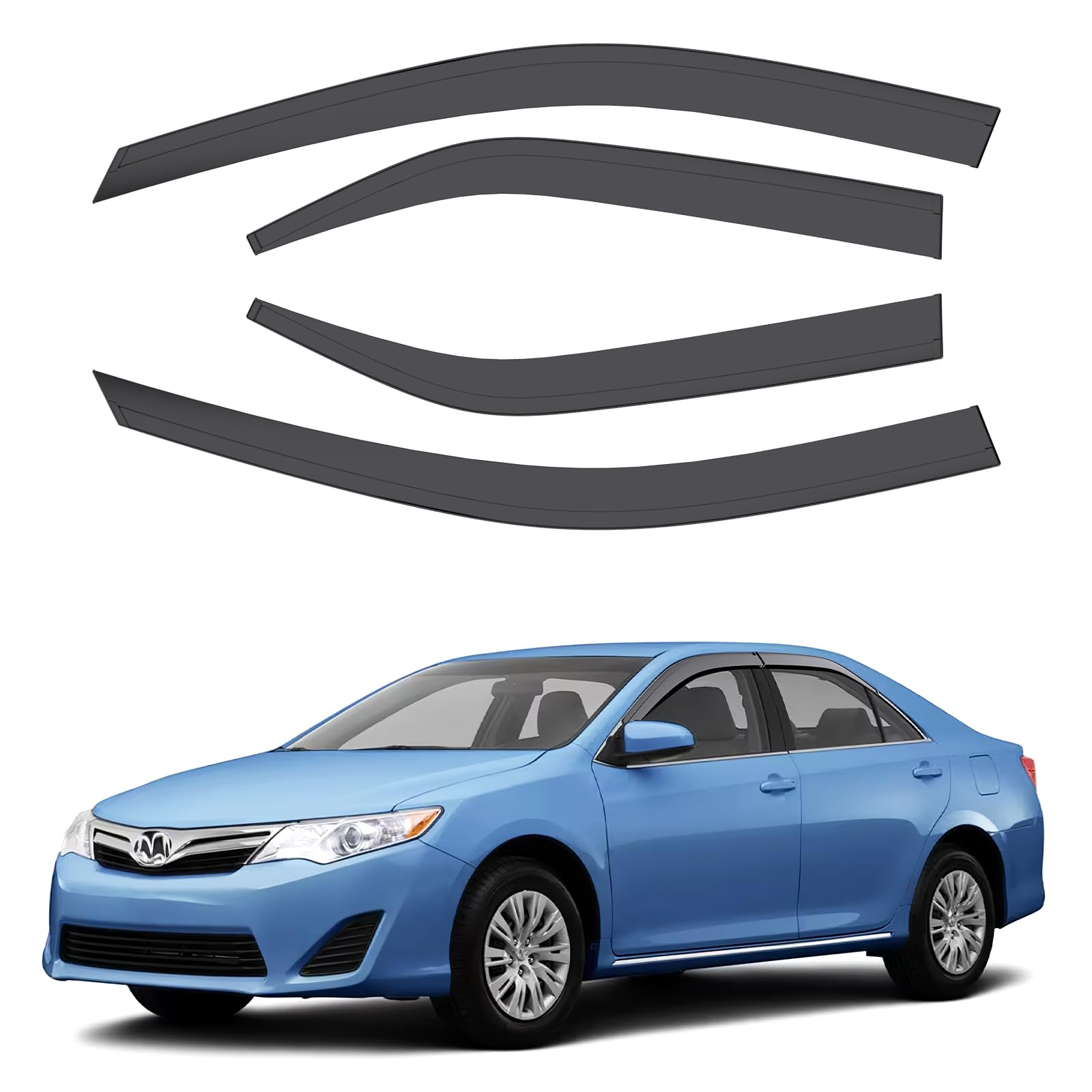 Aclong Rain Guards Fit for Toyota Camry 2012 2013 2014 2015 2016 2017 ...