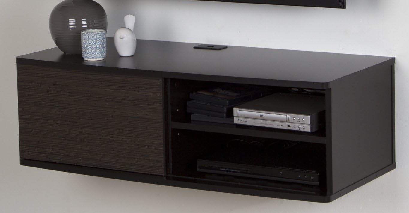 Amazon.com: South Shore Agora Wall Mounted Media Audio/Video Console ...
