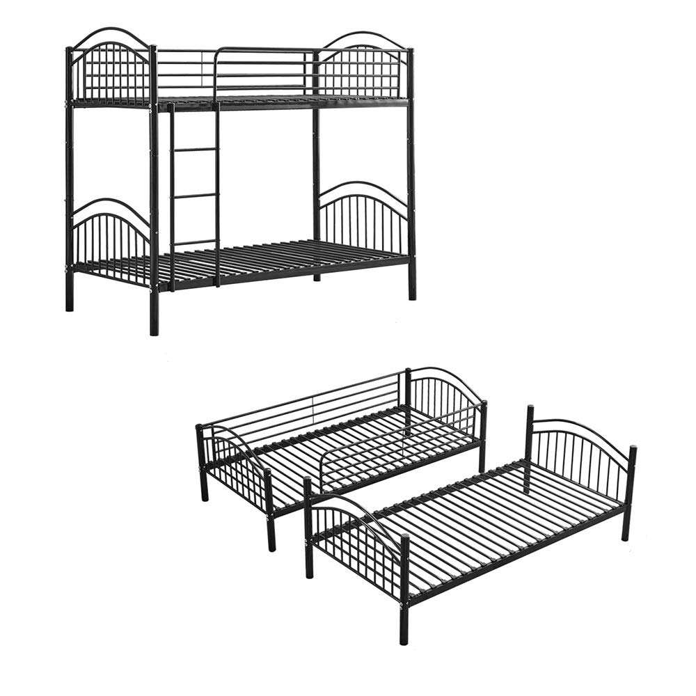 Buy BOJU Single Detachable Bunk Bed Cot Frame 3FT Metal Day Bed