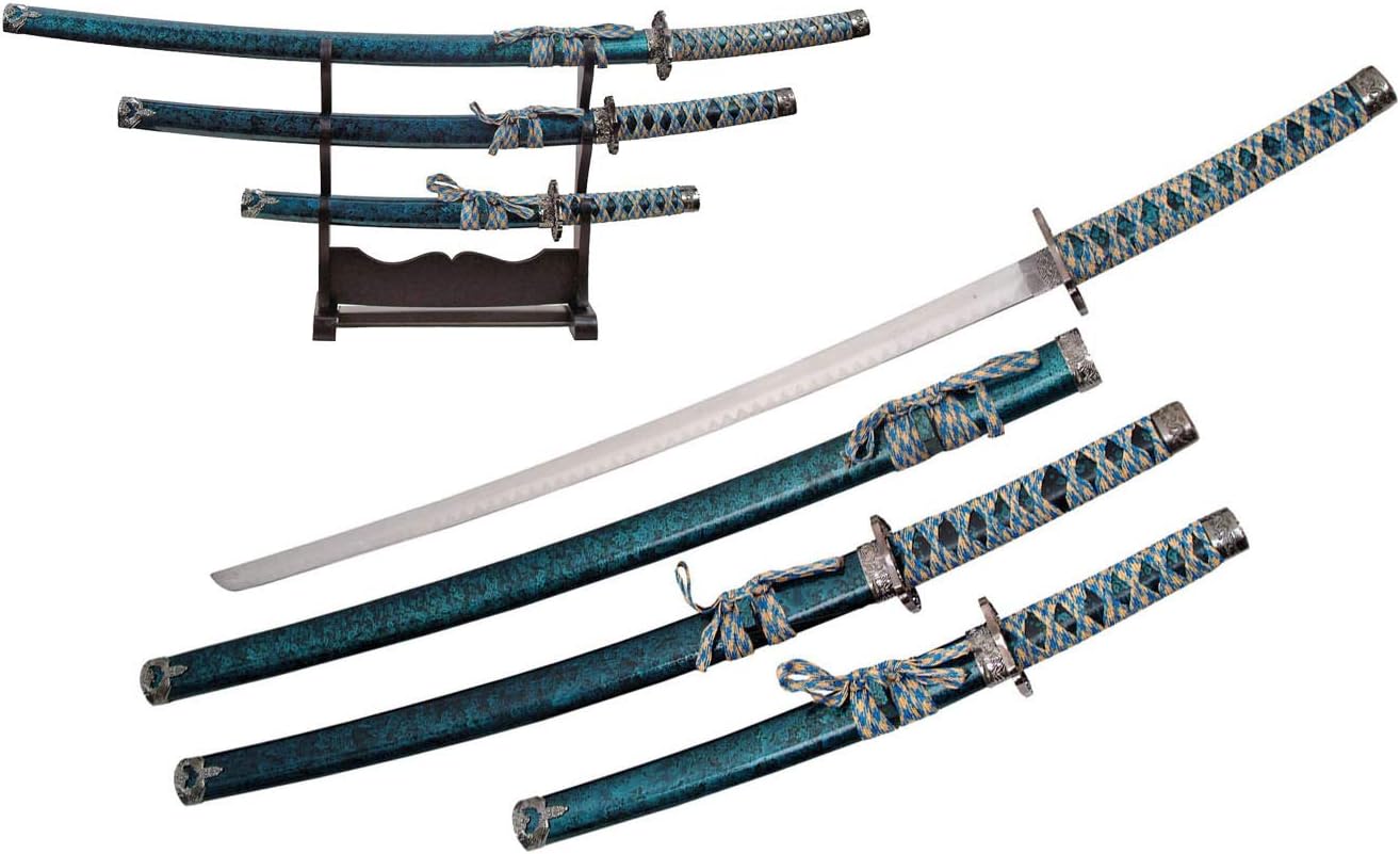Szco Supplies Blue Samurai Sword Set, Swords - Amazon Canada