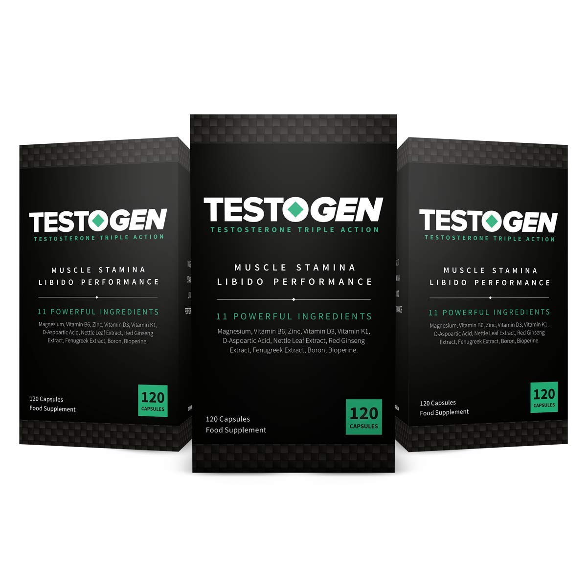 TestoGen Triple-Action Testosterone Booster with Powerful Natural ...