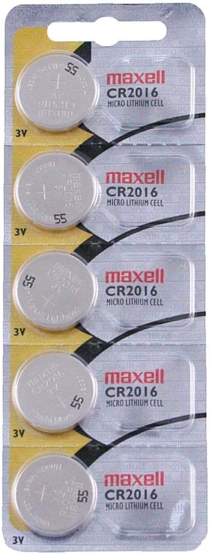 Maxell CR2016 Lot de 10 Piles Bouton au Lithium 3 V en 2 Piles Bouton: Amazon.fr: High-tech