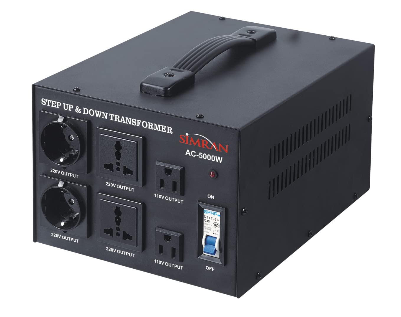 Mua Simran AC-5000 Step Up/Down Voltage Transformer Power Converter for ...