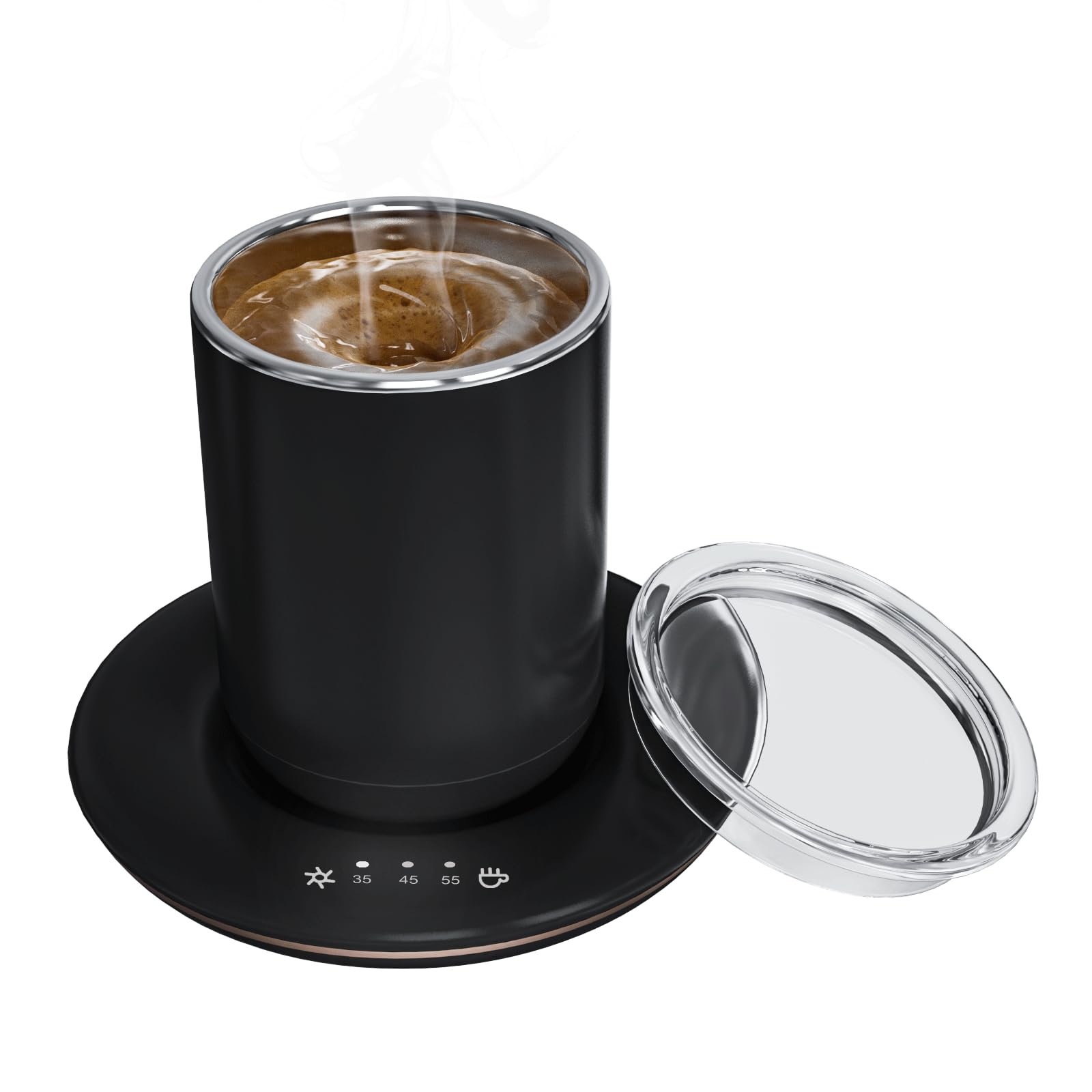 Self Stirring Coffee Mug - Dual Function Temperature Control Mug for ...