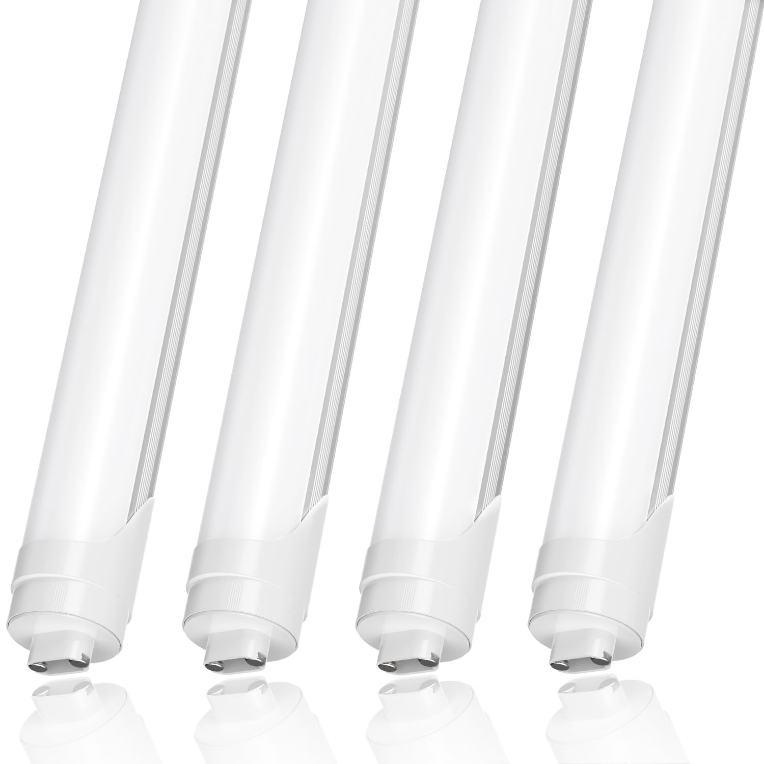JESLED R17D/HO 8FT LED Bulbs, Rotate Tube Light Bulb 8 Foot, 5000K Daylight 72W, 7200LM, 110W ...