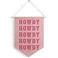 Amazon.com : Qpenm Western Howdy Hanging Wall Canvas Banner, Modern ...