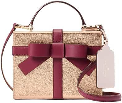 Kate Spade Wrapping Party Ribbon Bow Gift Box Crossbody Purse Rose ...