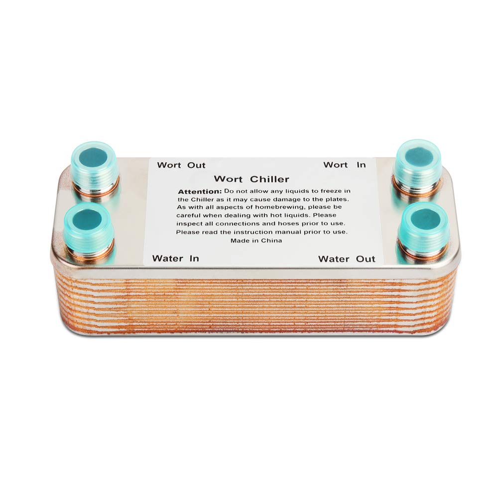 Mua 20 Plate Wort Chiller Stainless Steel Brazed Plate Heat Exchanger 1 ...