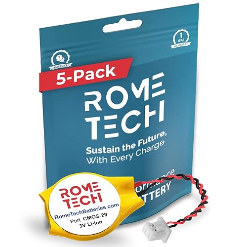 Rome Tech RTC CMOS Battery for Intel NUC, PlayStation PS2, PS3, AsRock ...
