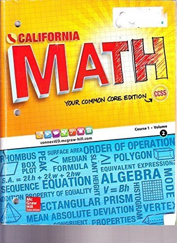 California Common Core Math Sixth Grade Math Curriculum Interactive 