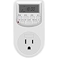 Amazon.com: NICREW Outlet Timer, 24 Hours Programmable and Plug in ...