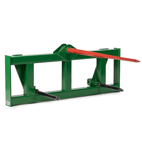Titan Attachments Green Global Euro Hay Frame Attachment with 49" Hay ...