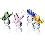 Amazon.com: H&D Crystal Flying Butterfly with Crystal Ball Base ...