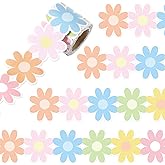 Amazon.com: Whaline Spring Daisy Flower Bulletin Board Border 32.8Ft 3D ...