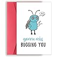 Amazon.com : Missonemi Funny Colleague Leaving Card, Cute Farewell Card ...