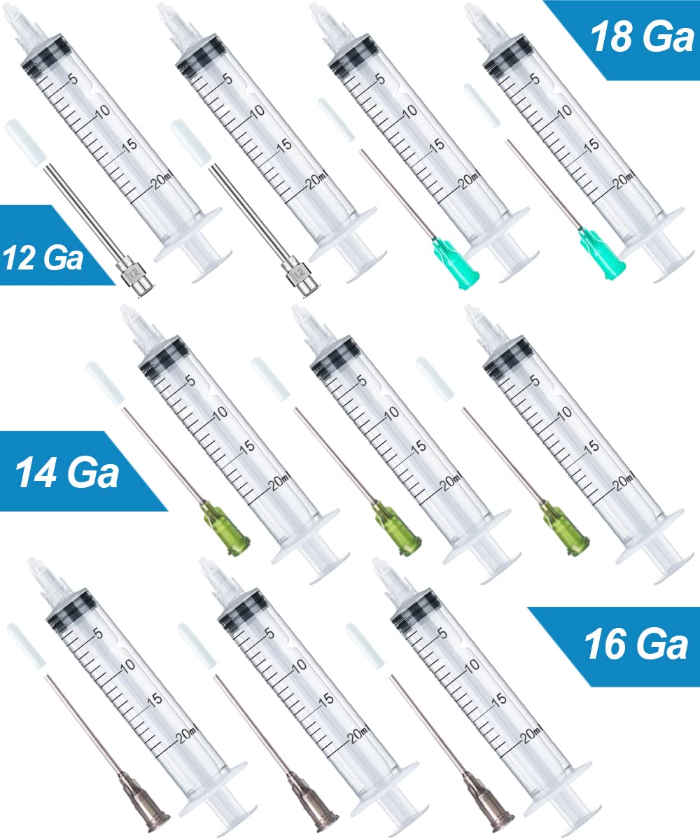 Mua Injection Syringe 20ml Blunt tip Syringes Luer Lock 12Ga 14Ga 16Ga ...
