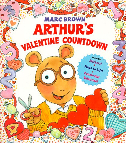 Arthur's Valentine Countdown (Board Book with Stickers, Flaps to Lift ...