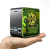 Amazon.com: ElectroCookie Raspberry Pi 4 Case, Aluminum Mini Tower Case ...
