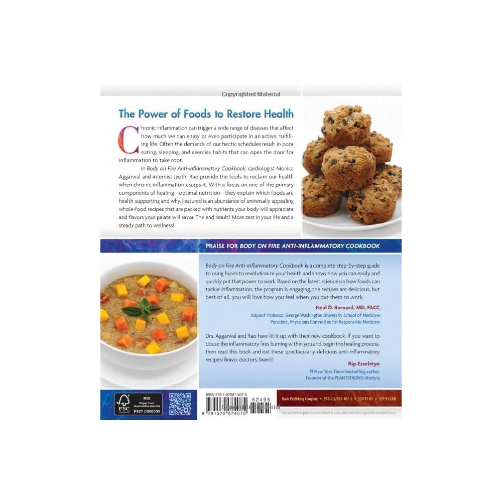 Buy Body on Fire Anti-inflammatory Cookbook: Your Guide to Eating Plant ...
