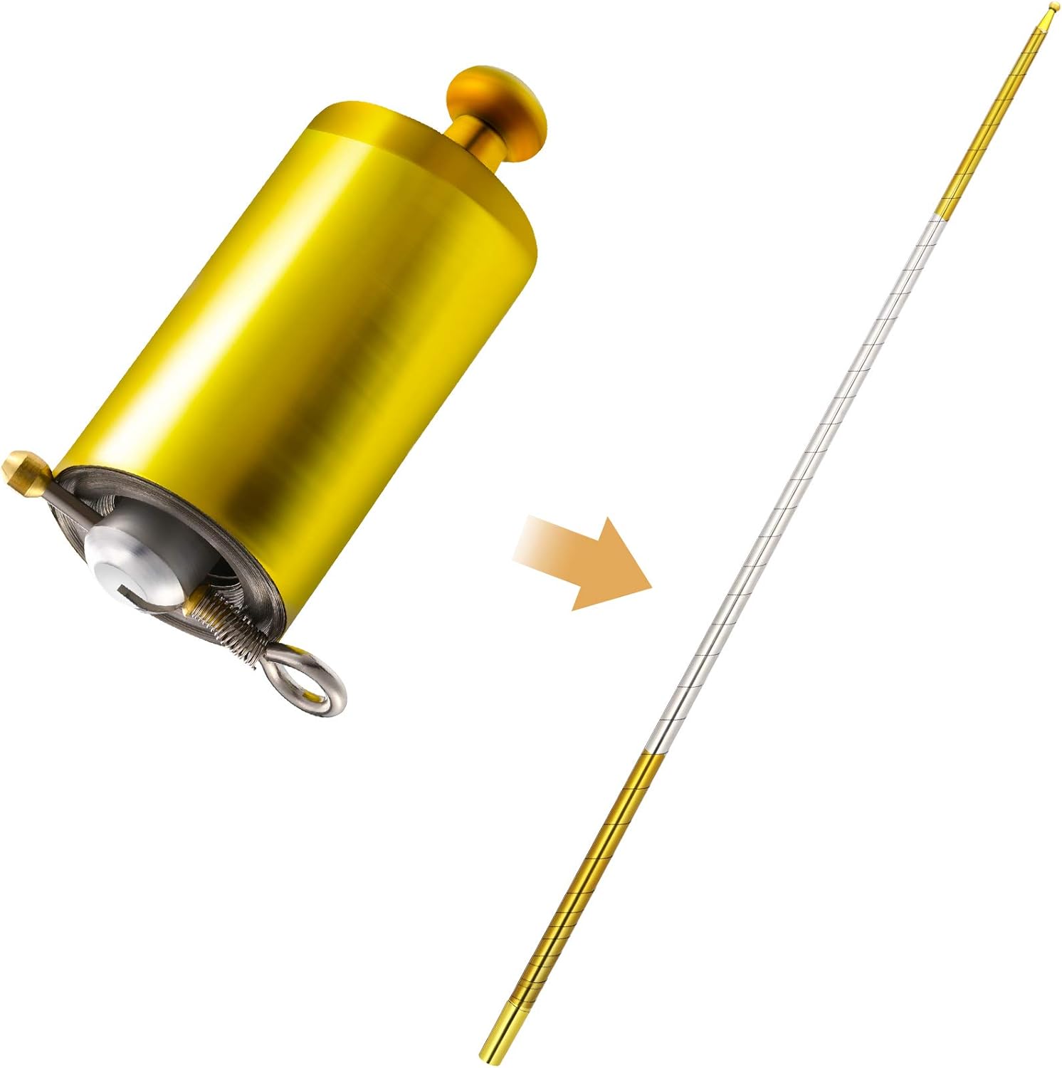 2 Pieces Metal Appearing Cane Magic Wand Magic Cane for Magician Use ...