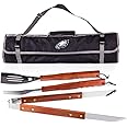 Amazon.com : PICNIC TIME Philadelphia Eagles 3-Piece BBQ Tote - Black ...