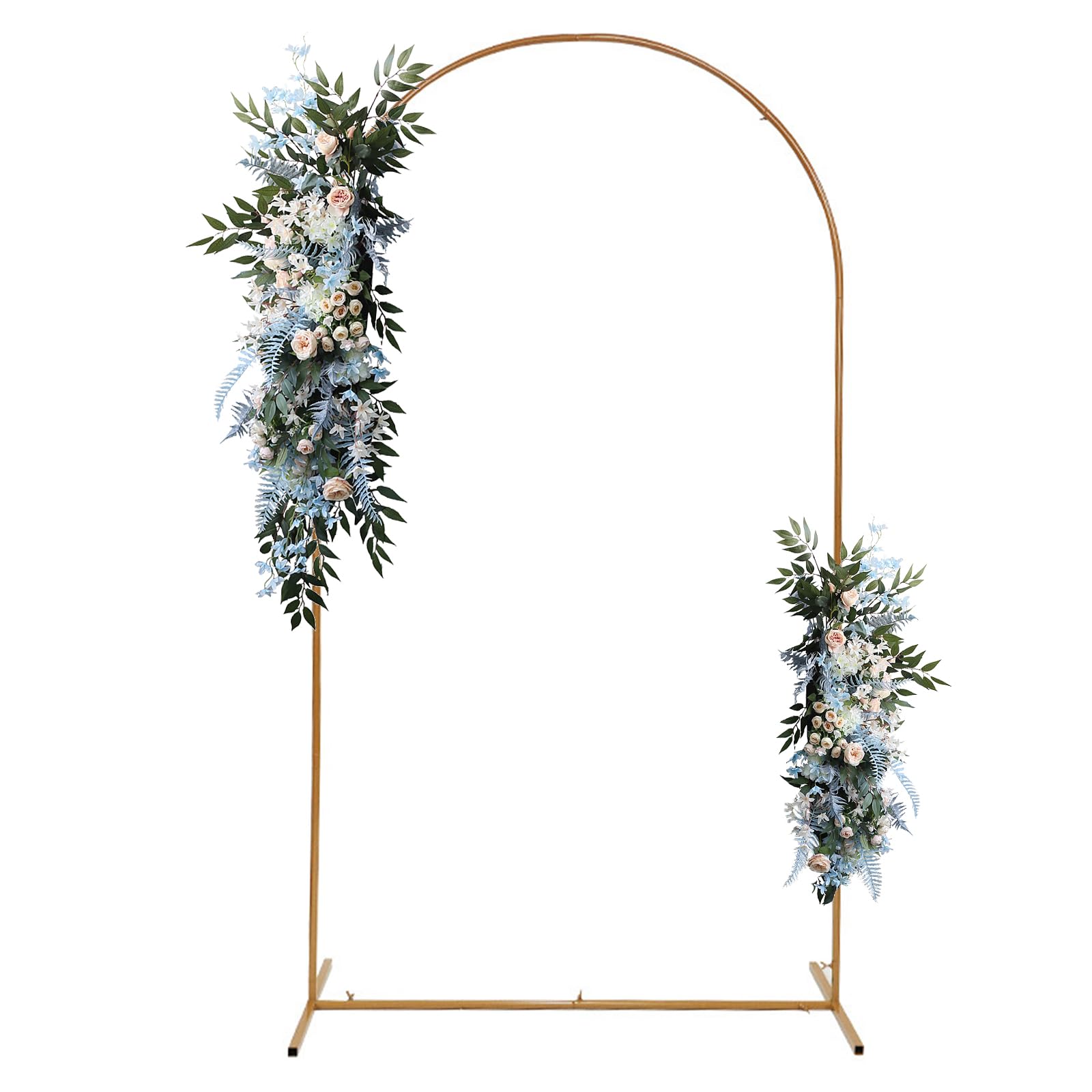 VIVP Metal Arch Backdrop Stand,Gold Wedding Arch Frame,Metal Oval Arch ...