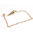 Amazon.com: Long Cone Pendulum, Brass Metal Pendulum, Healing Dowsing ...