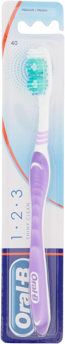 Oral-B Shiny Clean Robin Hood 40 Medium Manual Toothbrush – BigaMart