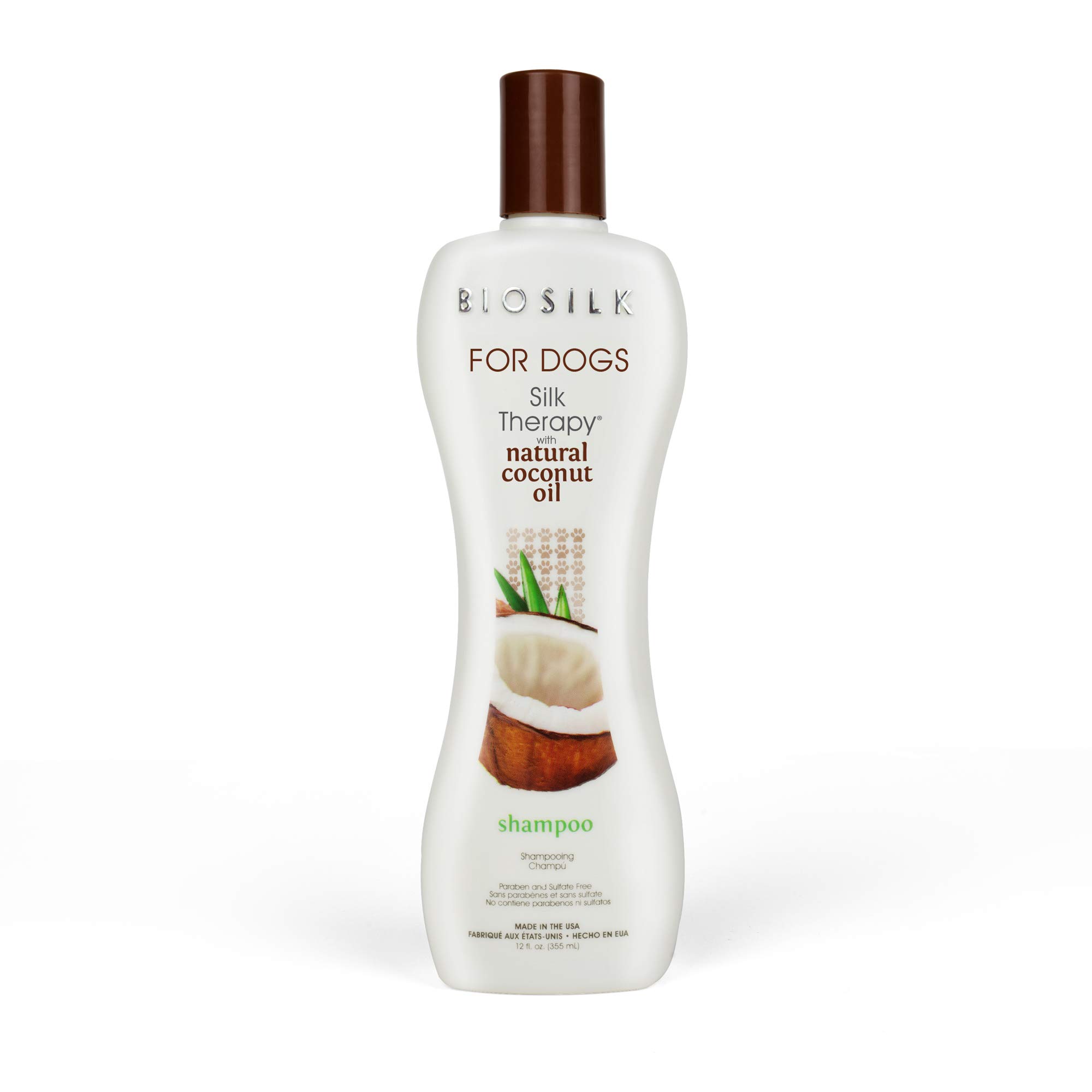 BioSilk for Dogs Silk Therapy Shampoo with Natural Coconut Oil ...