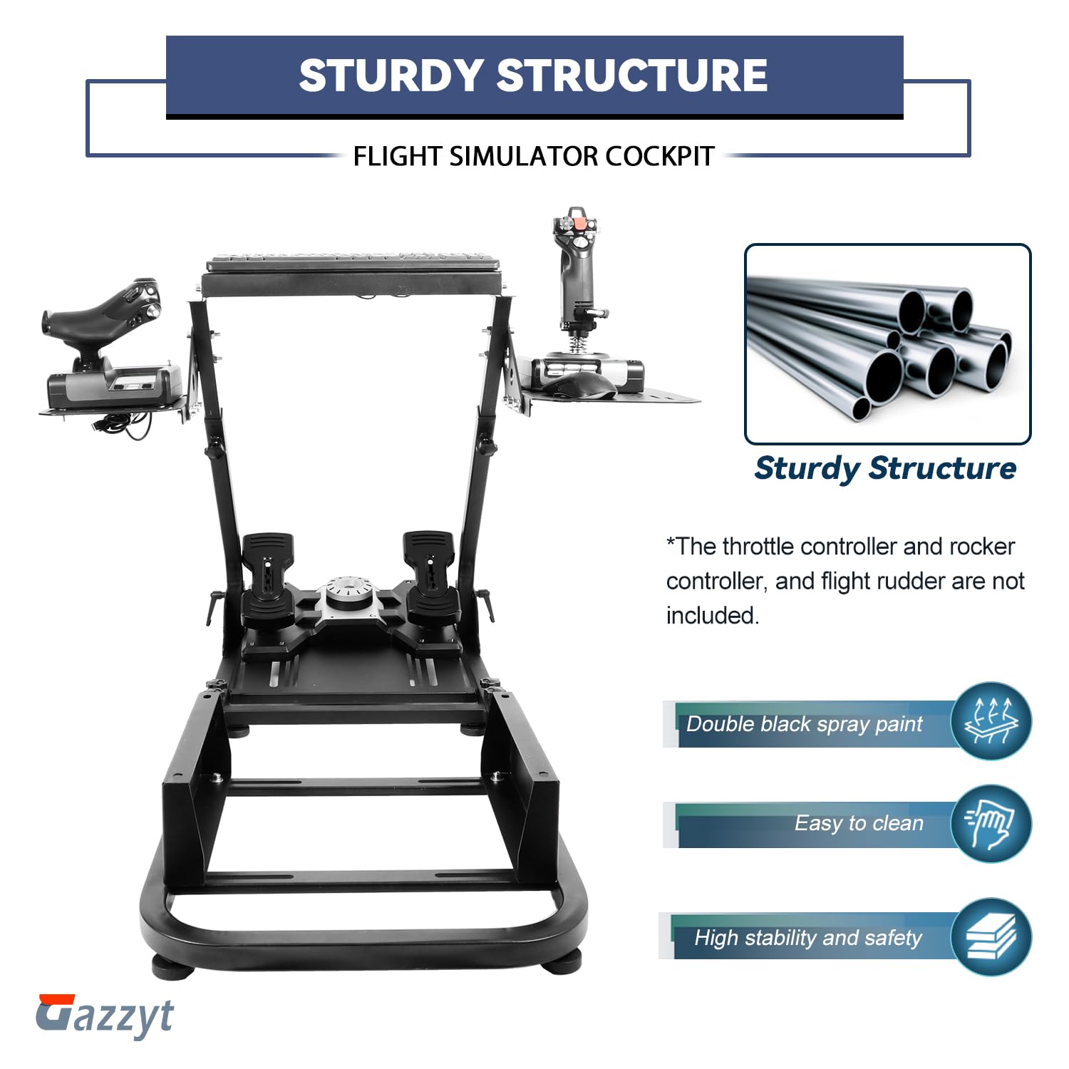 Mua Gazzyt Racing Simulator Cockpit Sim Flight Cockpit Fit for Logitech ...