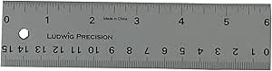 Amazon.com: Ludwig Precision Non-Slip Backed Aluminum Straight Edge ...