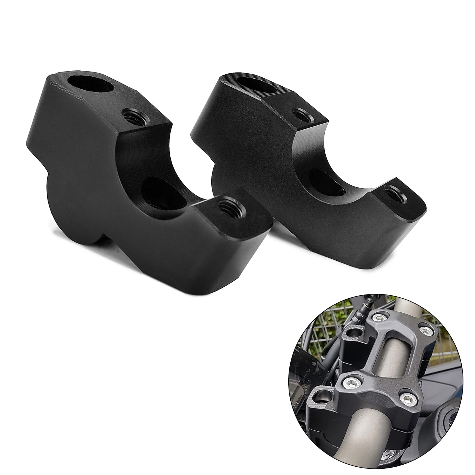 Mua Motorcycle Handlebar Handle Bar Riser Heighten Compatible with Honda NX500 CB650R CB300R ...