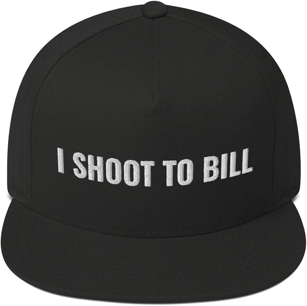EarlyTees Unisex I Shoot to Bill Cameraman Hat Black at Amazon Men’s ...