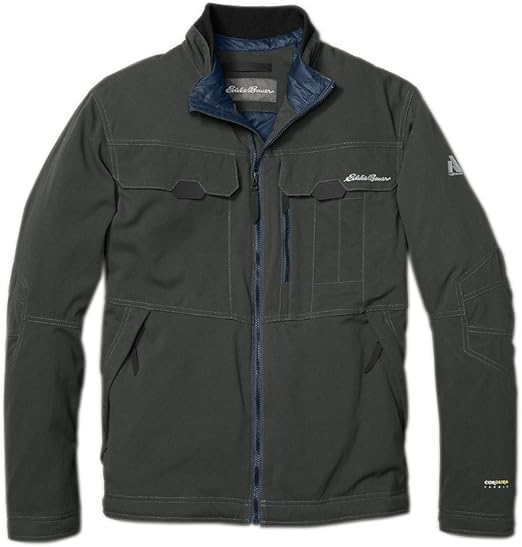 Eddie Bauer Mens First Ascent Mountain Ops Jacket Coat Dark Slate TL ...