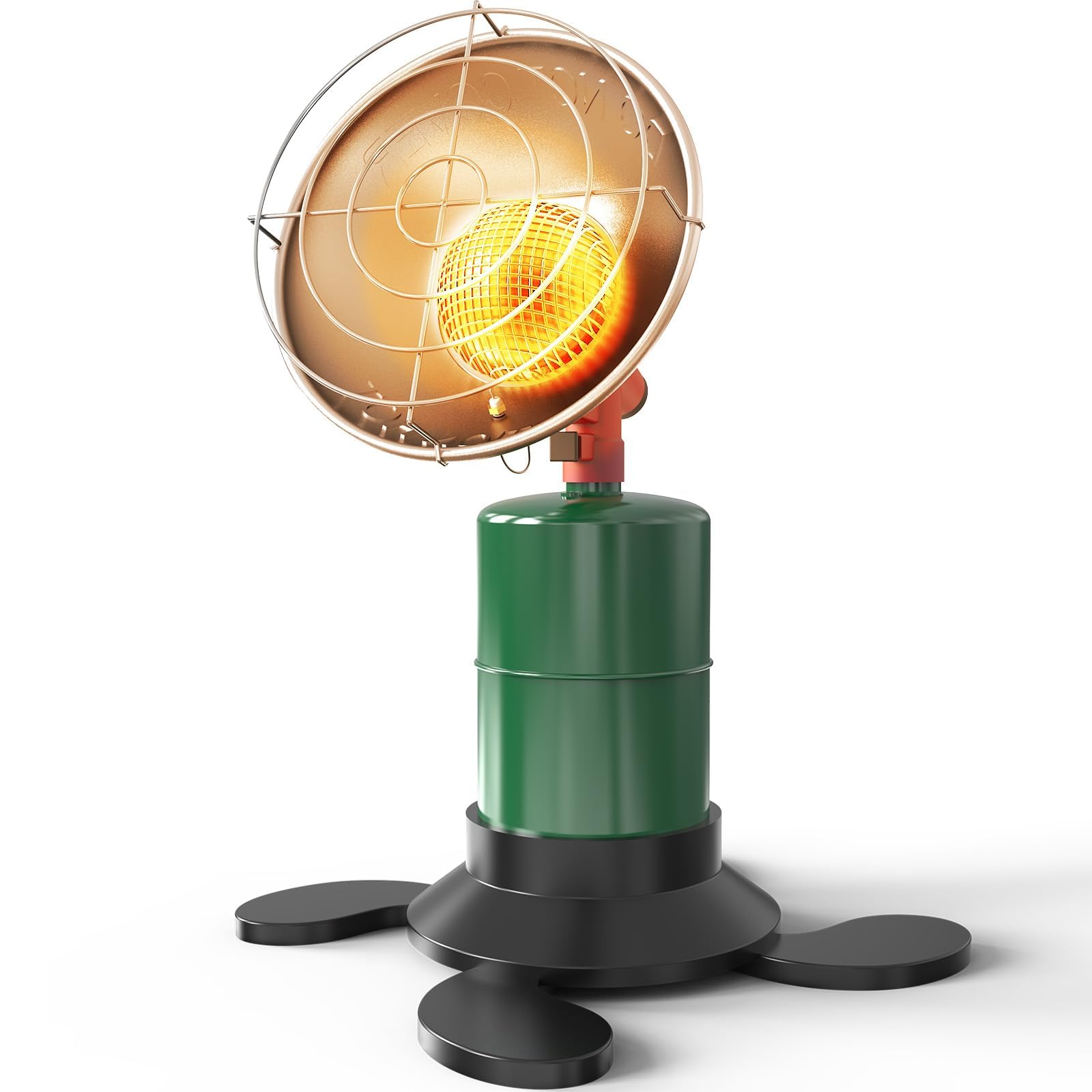 Buyplus Portable Propane Heater, 6200 BTU Portable Camping Heater ...