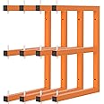 Amazon.com: 4 PACK Lumber Rack Wall-Mounted Lumber Storage Rack, Heavy ...