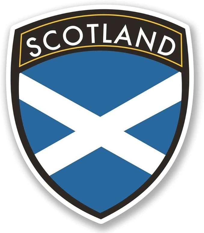 Amazon.com: Scotland Vinyl Sticker Decal Laptop Car Bumper Sticker ...