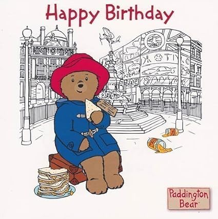 Paddington Bear - Happy Birthday Card: Amazon.co.uk: Kitchen & Home