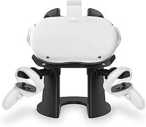 AMVR VR Stand,Headset Display Holder and Controller Mount Station for Oculus Rift S/Oculus Quest ...