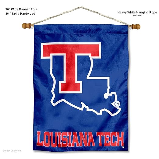 Amazon.com : College Flags and Banners Co. Louisiana Tech Bulldogs ...